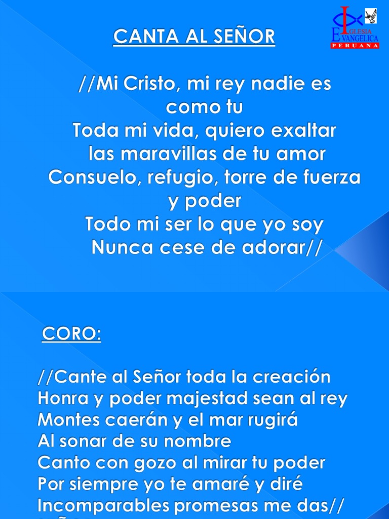 CANTA AL SEÑOR (Ingrid Rosario) | PDF