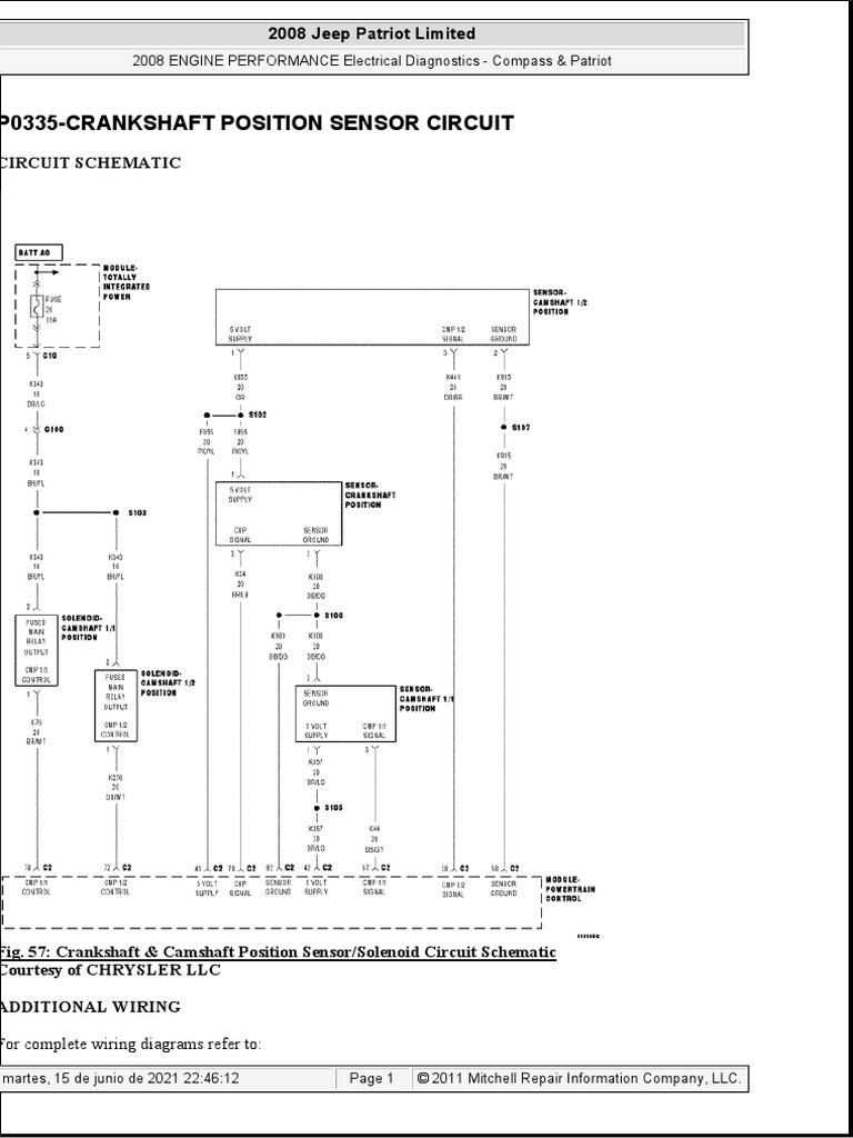 p0335 Jeep | Download Free PDF | Ignition System | Voltage