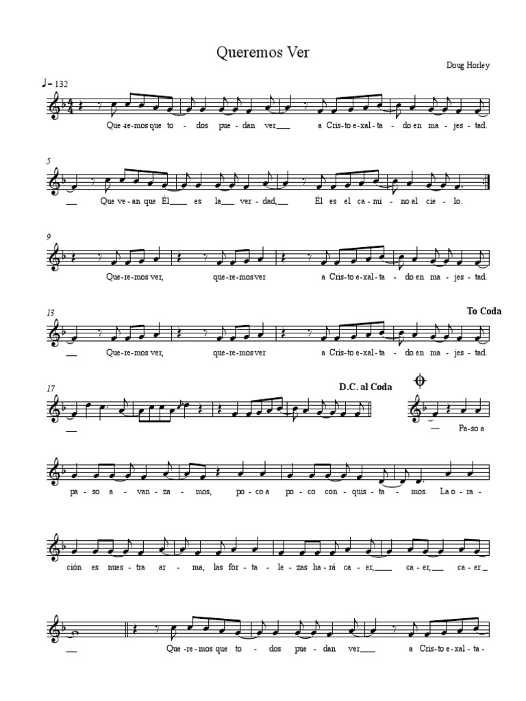 Queremos Ver (Violín) | PDF