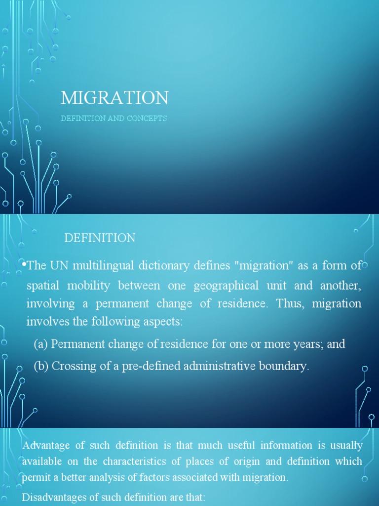 Understanding Internal Migration: Concepts, Patterns, Types and ...