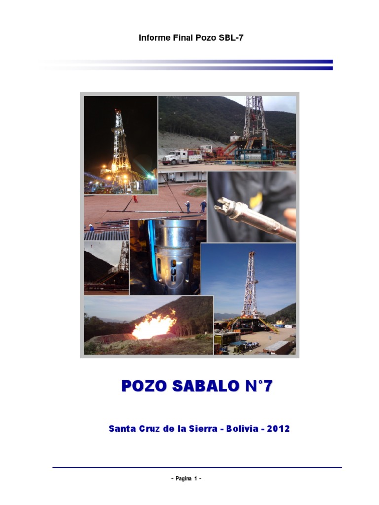 Informe Final Perforacion Pozo SBL-7 | PDF | Física Aplicada e Interdisciplinaria | Science