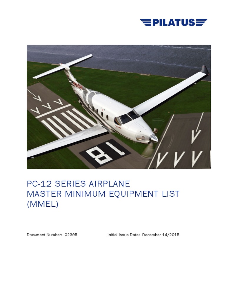 PC-12 Master Minimum Equipment List | PDF | Transponder (Aeronautics ...