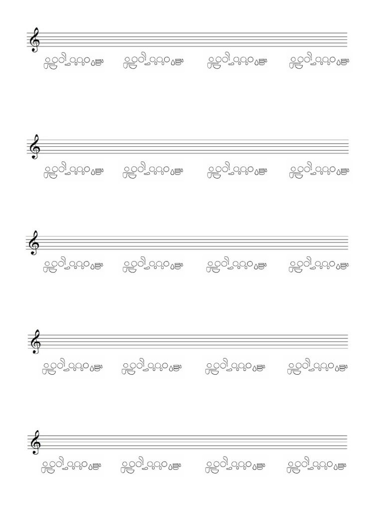 Flute Blank Fingering Chart | PDF