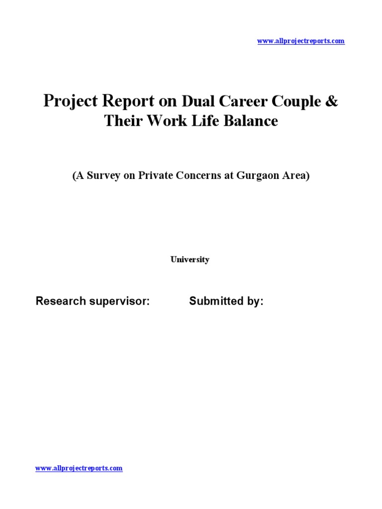 Sample MBA HR Project Reports | PDF