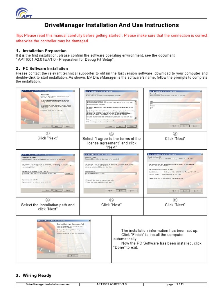 APT1001 A2 02E V1 0 - User's Manual For DriveManager - Gu20151127 | PDF | Software | Electrical ...