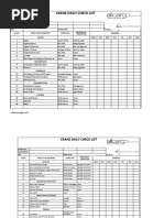 Hiab Crane Preuse Inspection Checklist | PDF