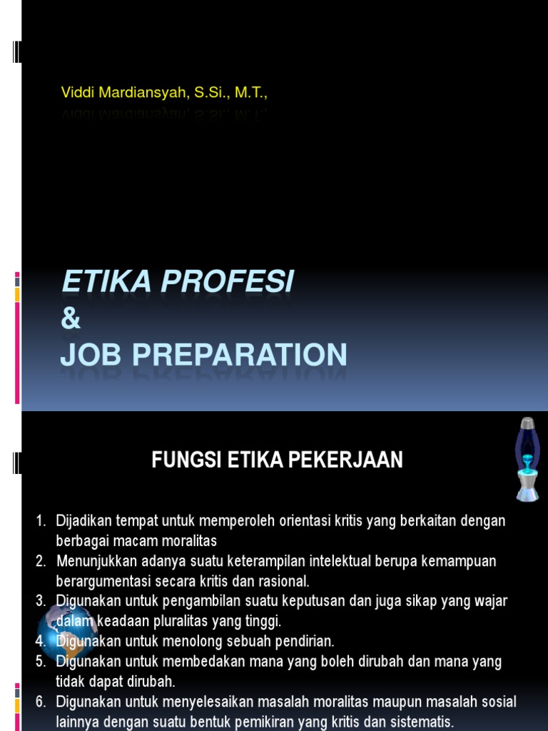 06 - Etika Profesi | PDF | Pengembangan Diri