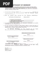 Affidavit of Incident | PDF | Affidavit | Common Law