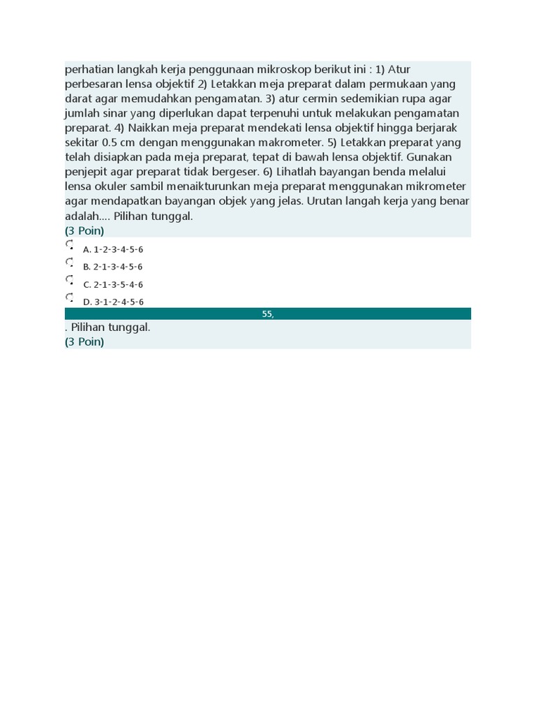 Kumpulan Soal IPA USEK | PDF