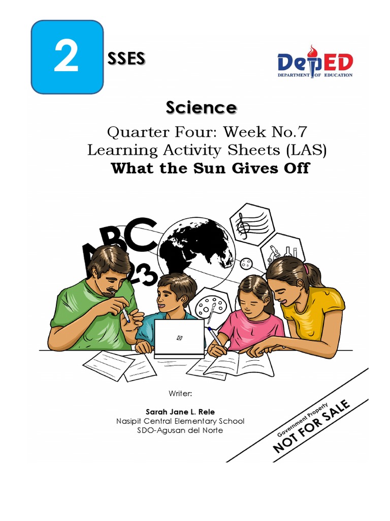 Activity Sheets in Science Grade 2 - Quarter 4 - Week 7 | PDF | Sun ...
