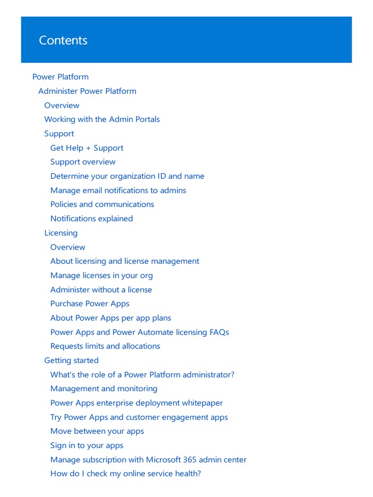 Power Platform Administration | PDF | Microsoft Outlook | Microsoft ...