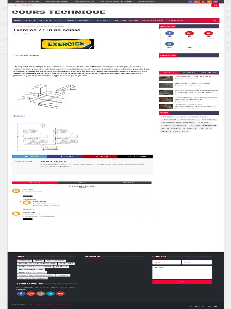 Tri automatique de caisses en mécatronique | PDF | Informatique | Informatique