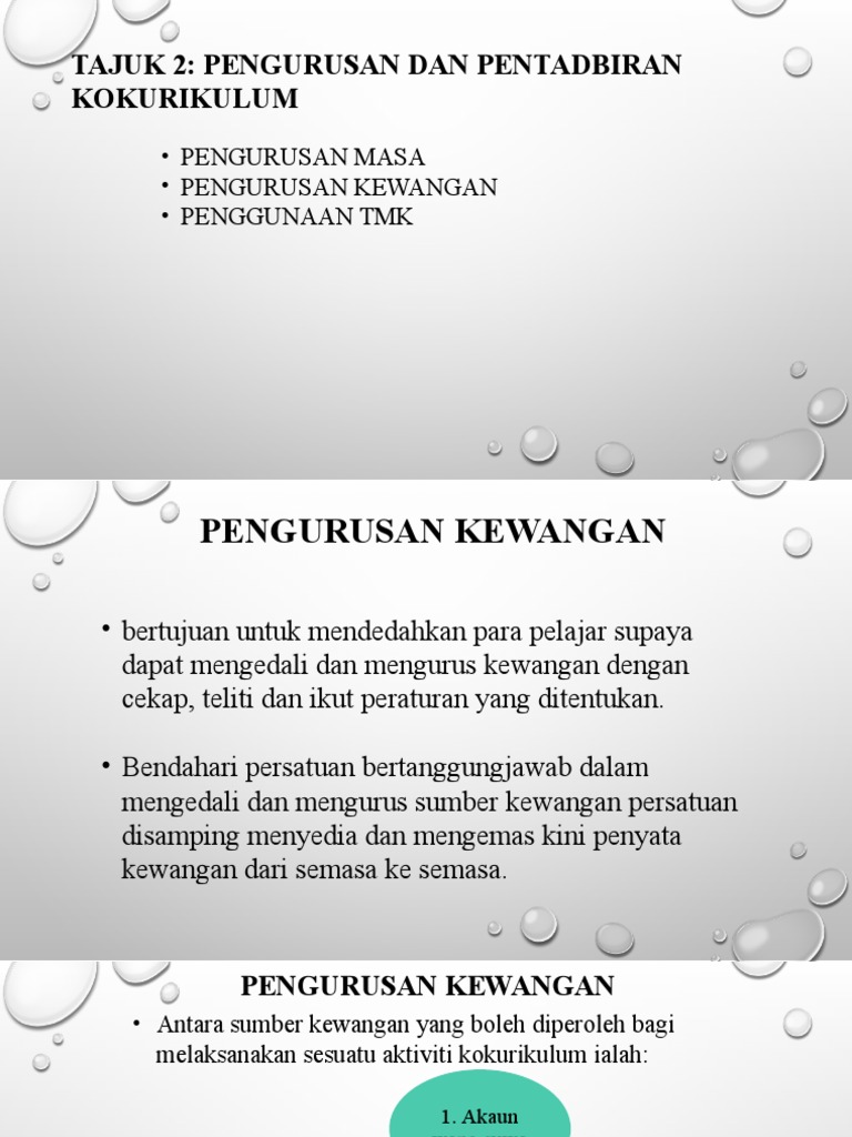 Pengurusan Dan Pentadbiran Kokurikulum MPU2071 | PDF