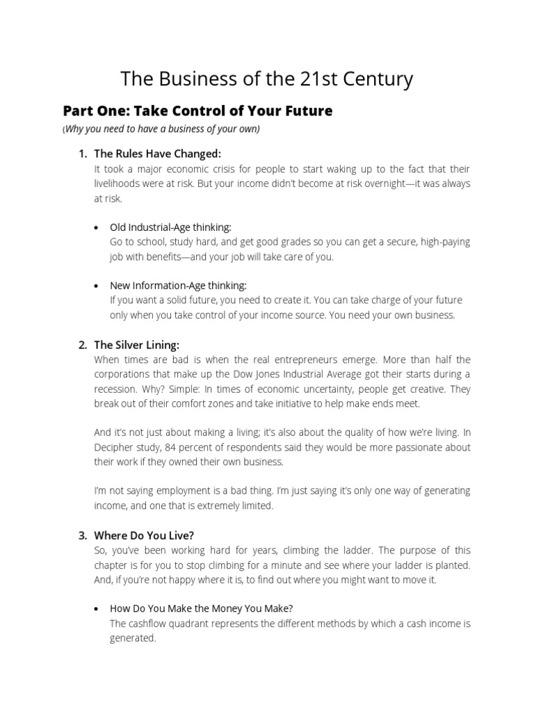 Business Ownership in the 21st Century | PDF