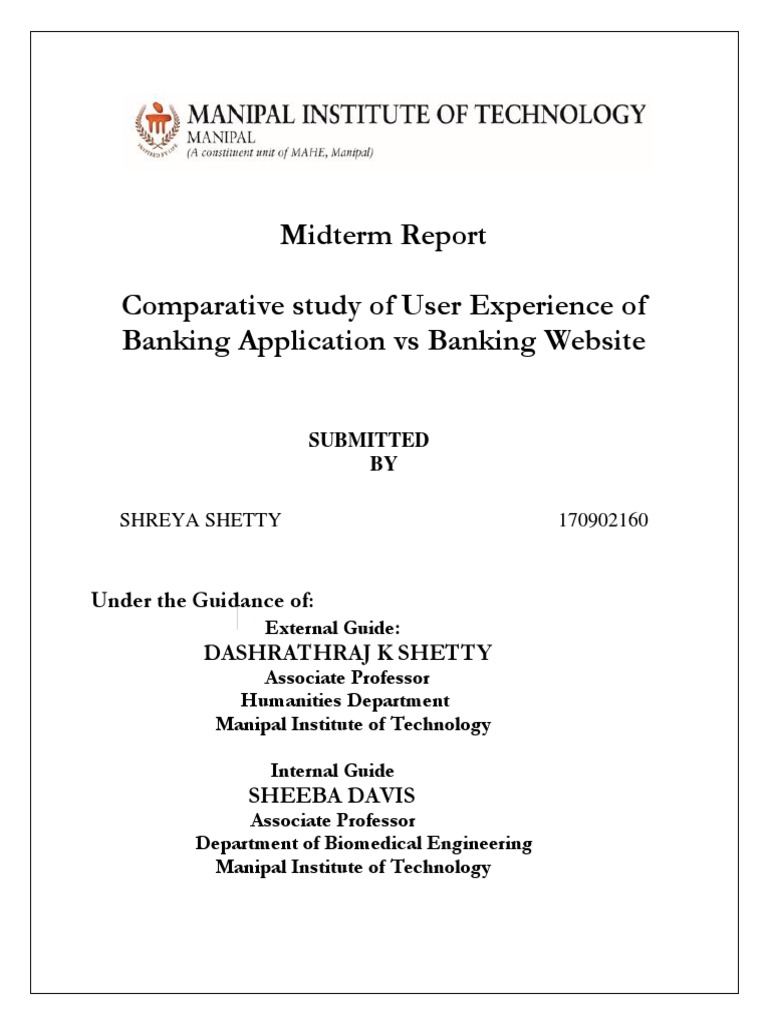 Mid-Term Report | PDF | Online Banking | Banks & Banking