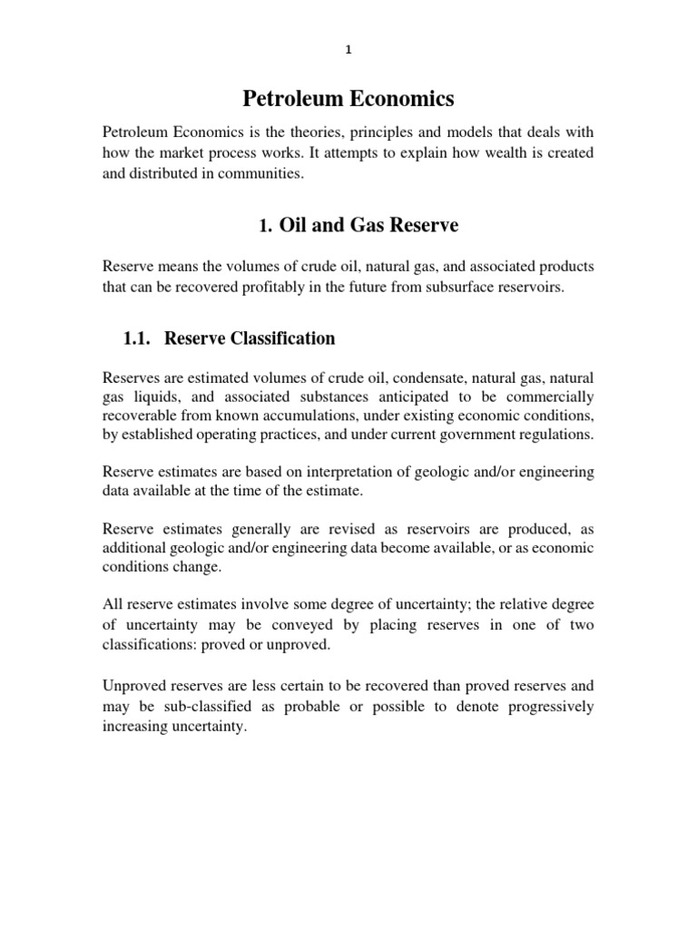 Petroleum Economic | PDF | West Texas Intermediate | Interest