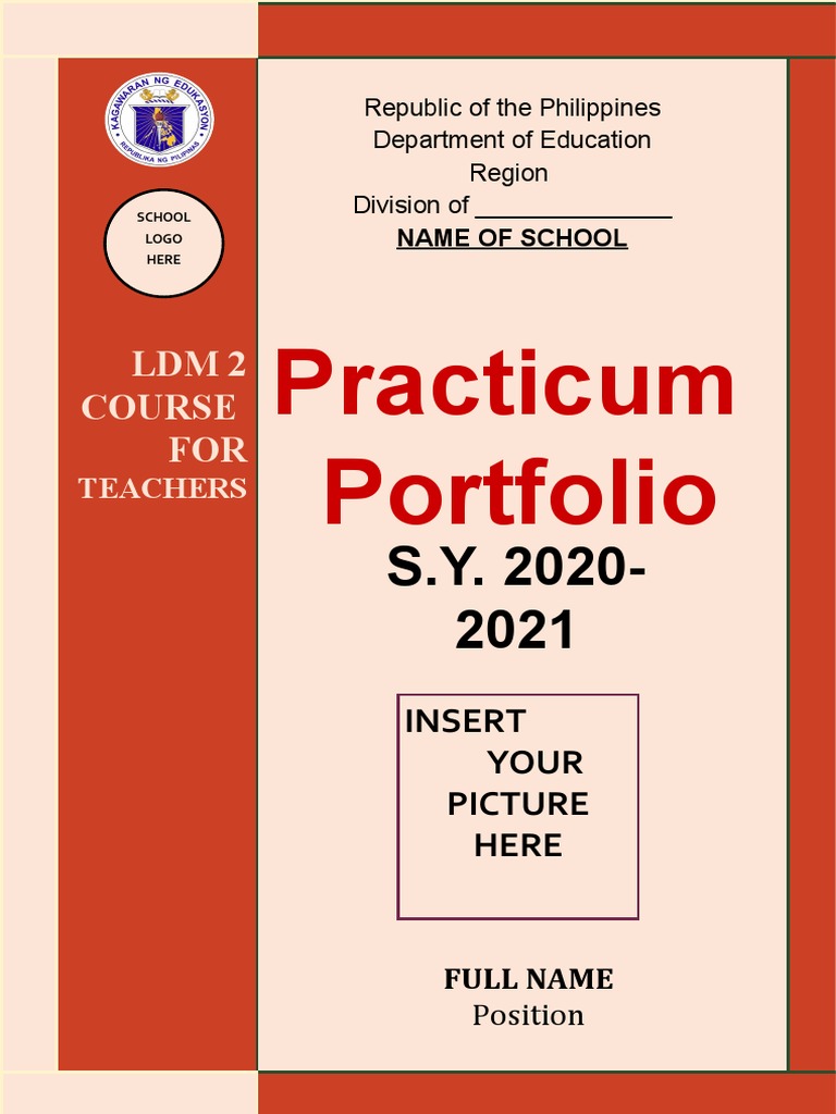 LDM Practicum Portfolio Editable | PDF | Lesson Plan | Educational ...