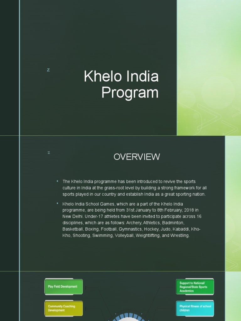 Khelo India Programme Overview | PDF