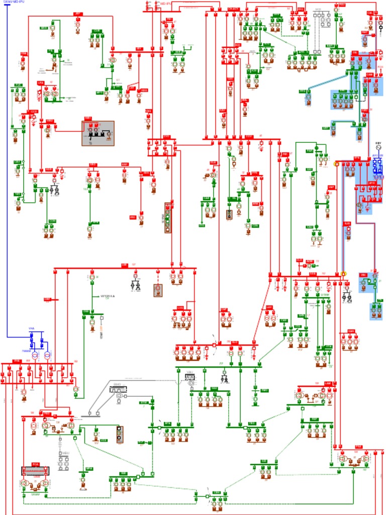500kV substation single line diagram | PDF