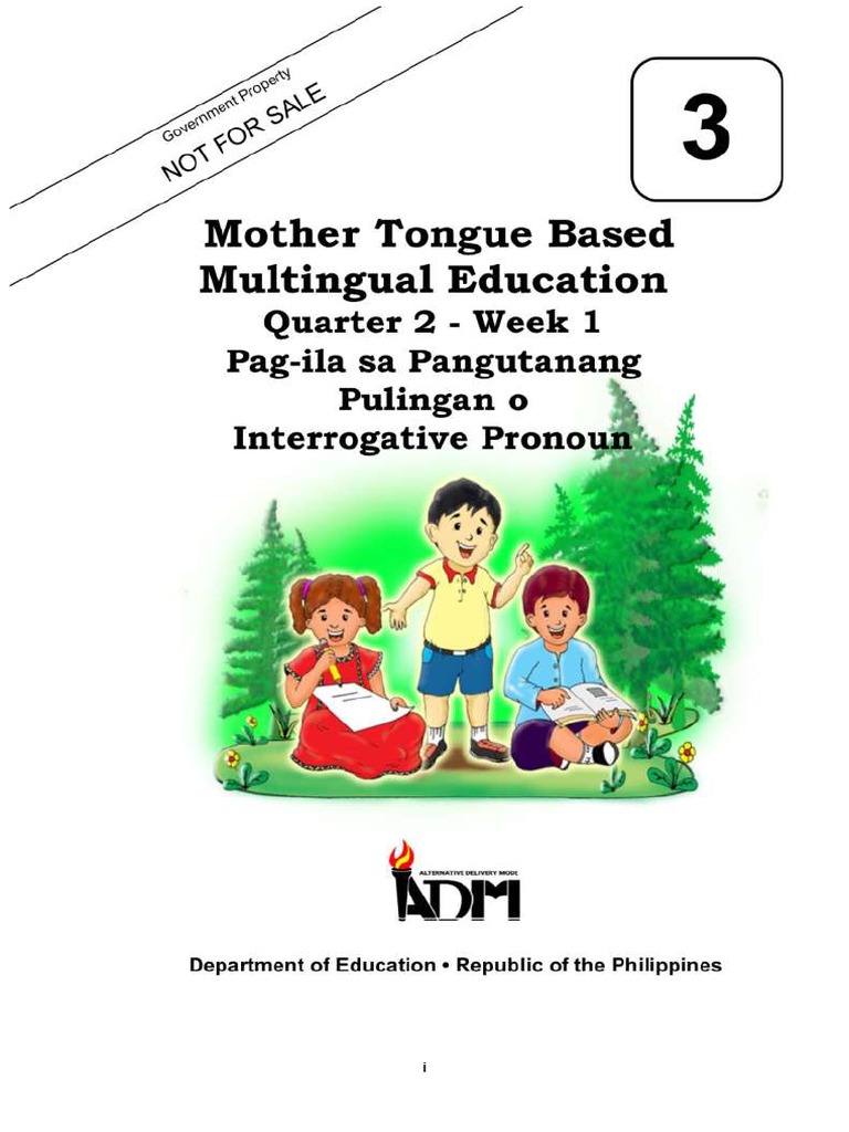 MTB MLE 3 Q2 W2B Pag Ila Sa Panutanang Pulingan | PDF