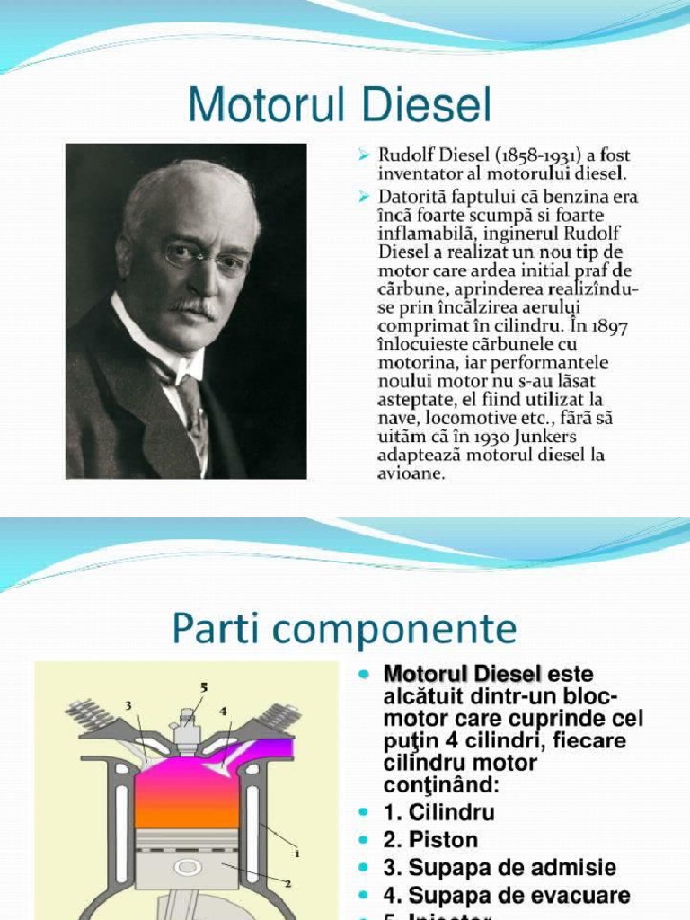 Proiect Motor Diesel in 4 T | PDF