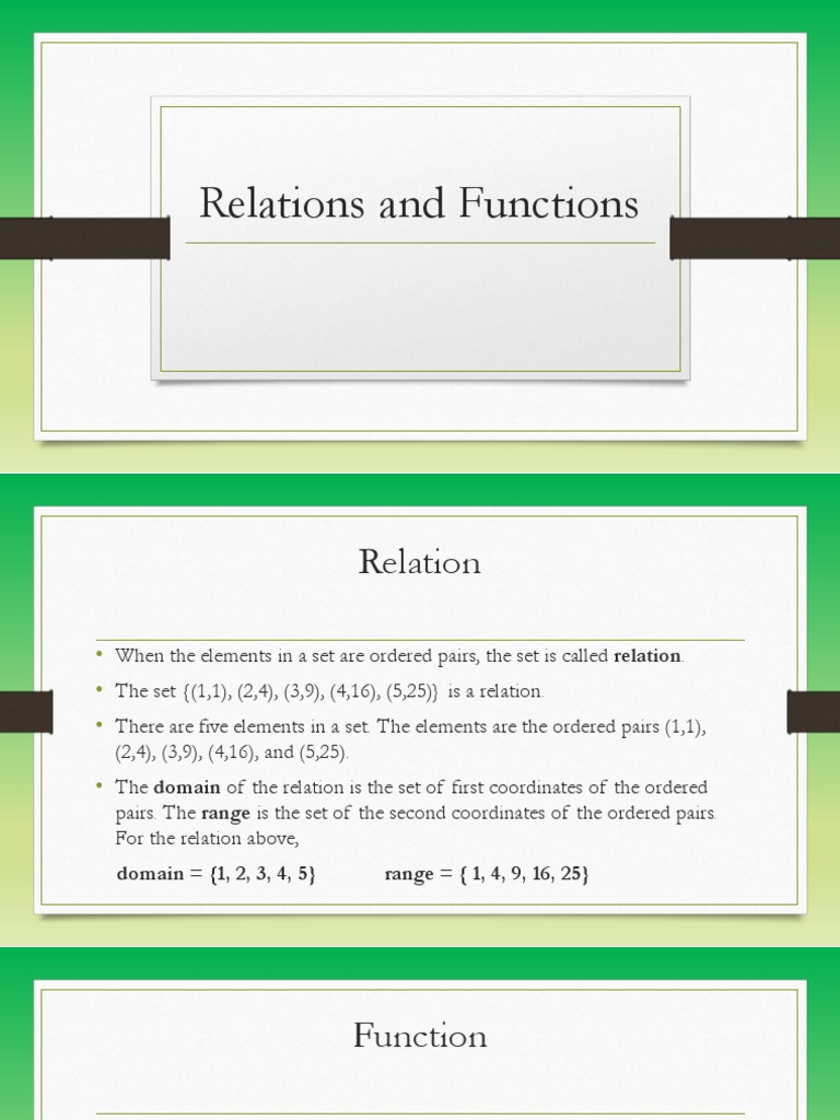 Relations and Functions | PDF | Function (Mathematics) | Mathematical Logic