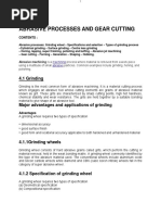 Grit Chart of Grinding Wheels - Forture Tools | PDF
