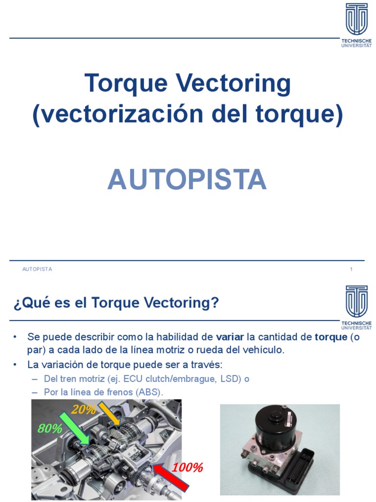 Optimización Automotriz: Torque Vectoring | PDF | Ciencia y matemáticas ...