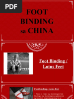 Foot Binding | PDF