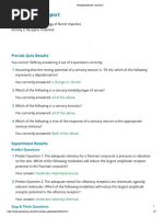 PhysioEx Exercise 9 Activity 1 | PDF | Kidney | Animal Anatomy