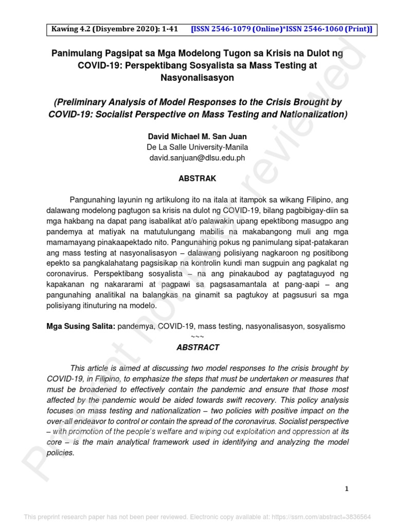 Tagalog Research | PDF