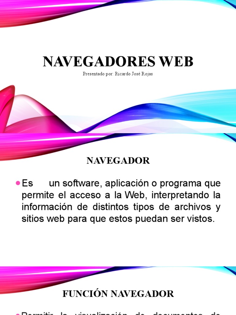 Navegadores Web | PDF | explorador de Internet | Red mundial