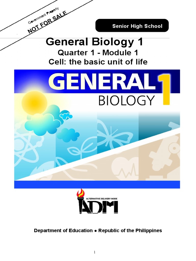 Gen Bio 1 Self Instructional Materials | PDF | Eukaryotes | Organelle