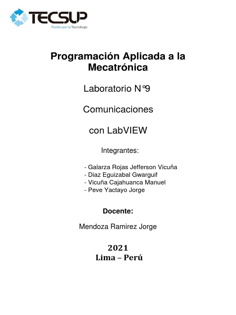 Comunicación de datos entre computadoras utilizando protocolos TCP/IP en LabVIEW | PDF | Red de ...
