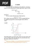 Basic Calculus Lesson Plan PDF | PDF | Function (Mathematics) | Limit ...