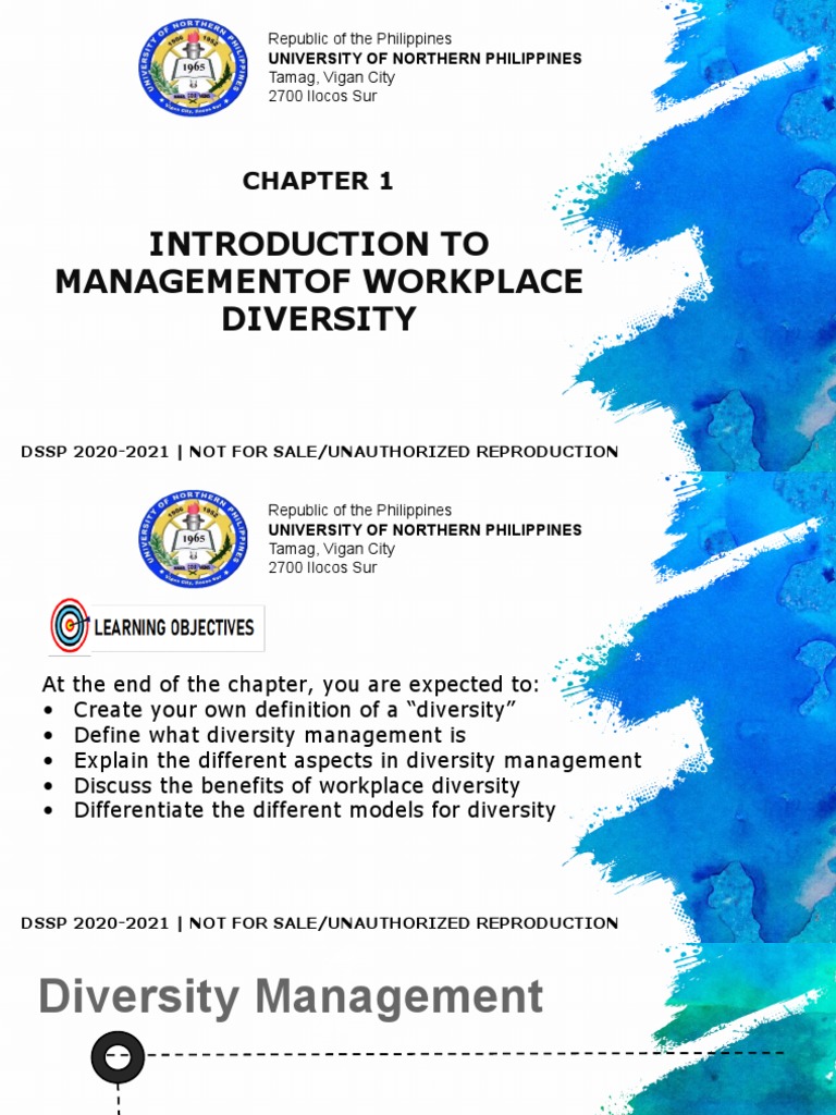 Chapter 1 INTRODUTION TO WORKPLACE DIVERSITY | PDF | Diversity ...