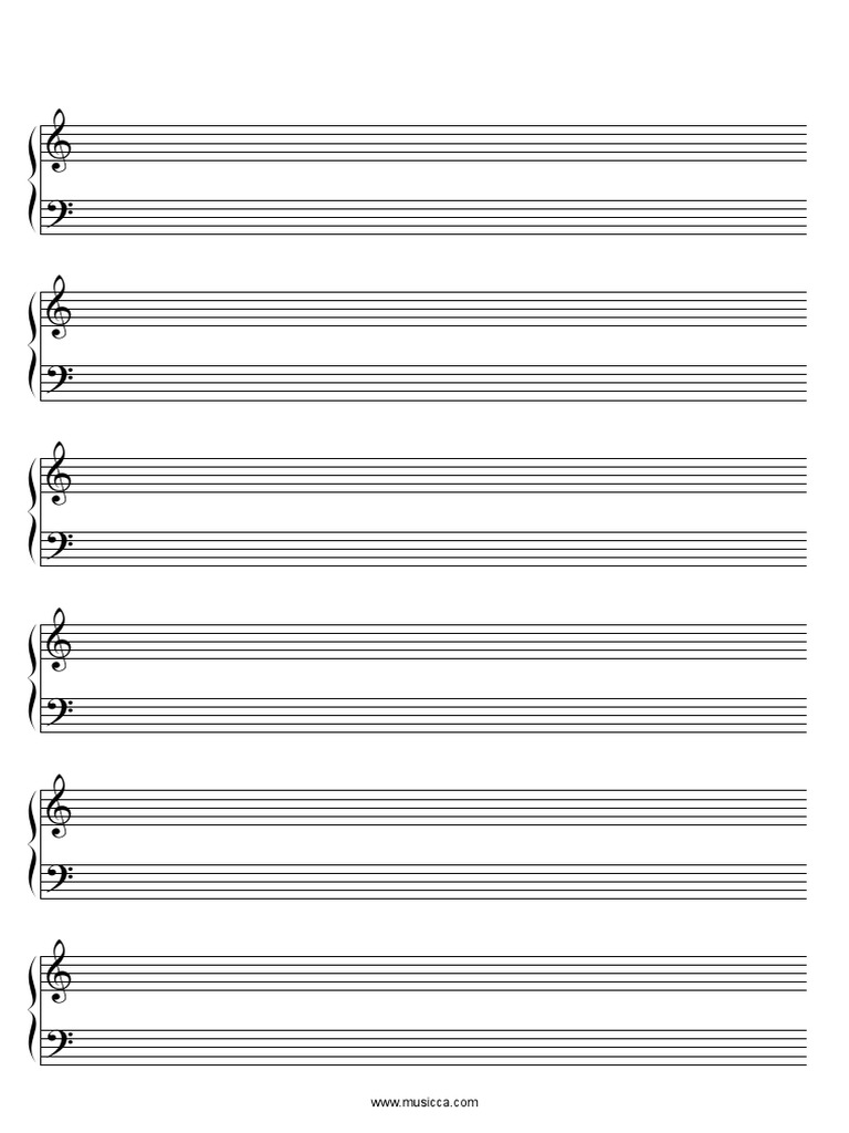 Pentagrama Piano | PDF