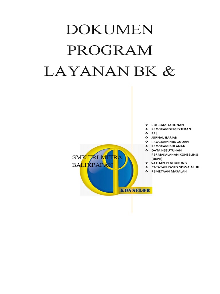 Dokumen Program Layanan BK | PDF