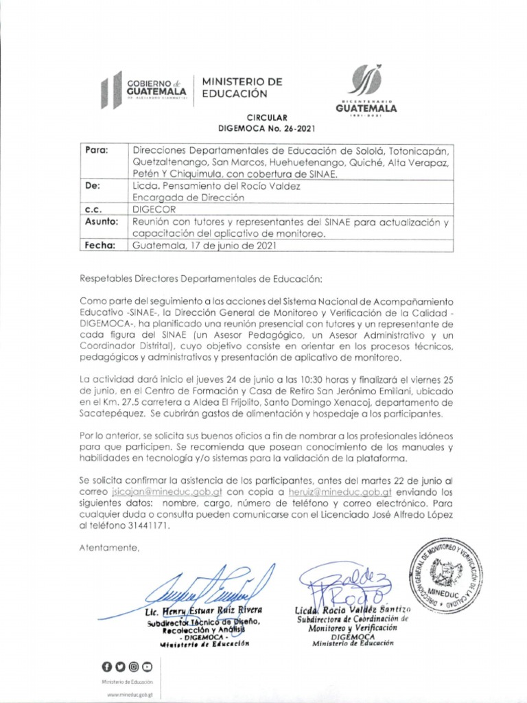 Circular 26-2021 | PDF