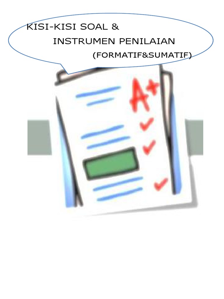 Kisi Kisi Soal Dan Instrumen Penilaian - Formatif Dan Sumatif | PDF