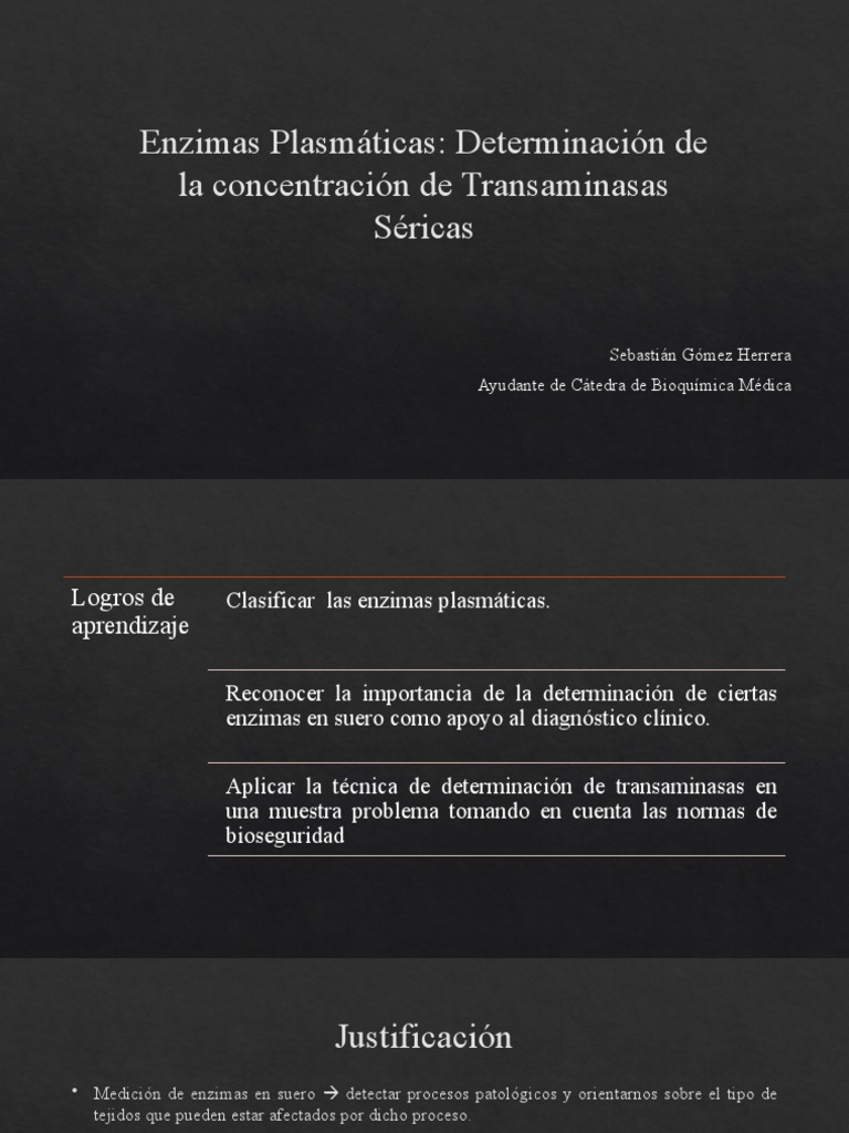 Tgo y TGP | PDF | Transaminasa | Enzima
