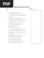Complete Answers to The Impossible Quiz | PDF | Young Adult