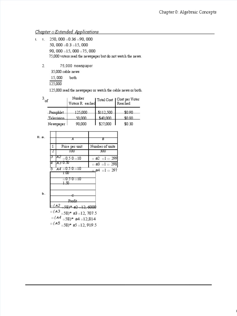 PDF Solution Manual For Mathematical Applications For The Management ...