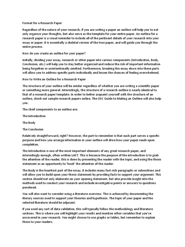 Introduction Examples For Research Paper