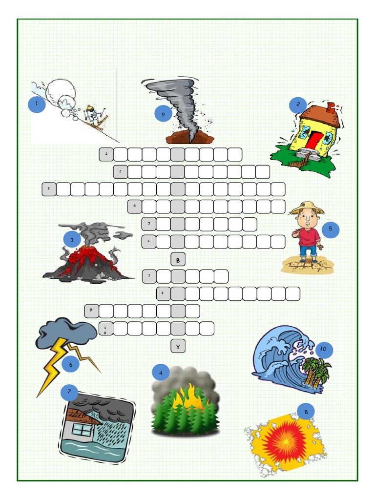 Cruzadinha sobre Desastres Naturais | PDF
