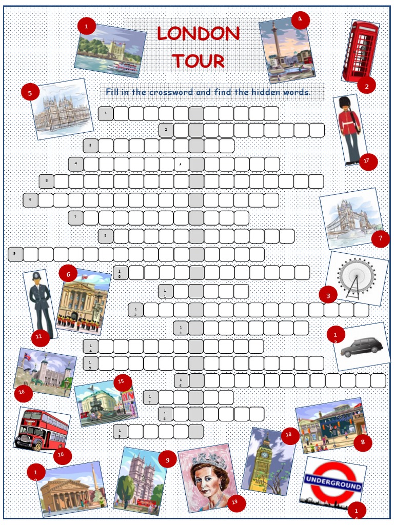 London Tour | PDF | Word Puzzles | Puzzles
