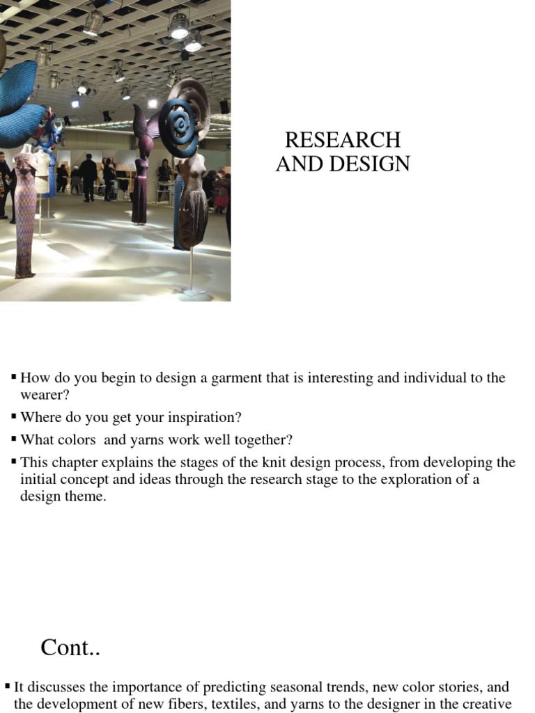 Developing a Knitwear Collection: A Guide to the Design Process | PDF ...