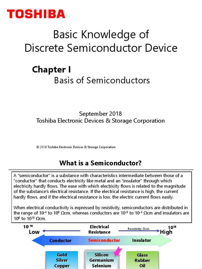 Basic Knowledge of Discrete Semiconductor Device | PDF | Semiconductors ...