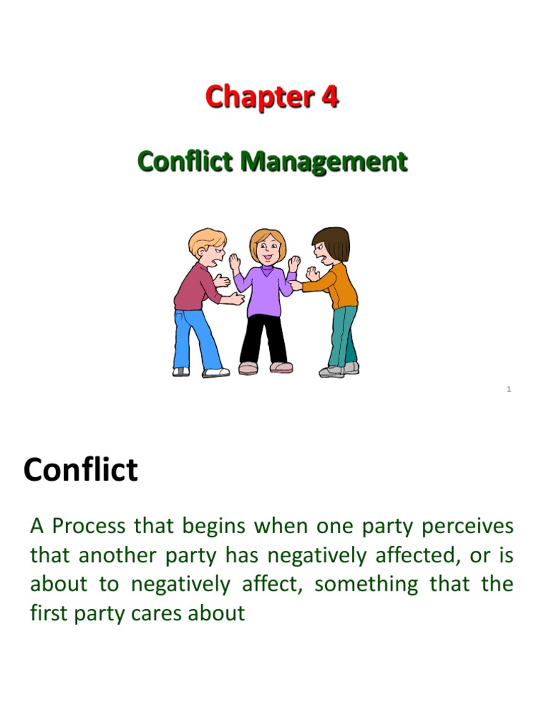 Chapter 4 | PDF | Negotiation | Conflict Resolution