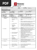 JHA - Clearing, Grubbing, Excavation, Backfilling and Compaction | PDF ...